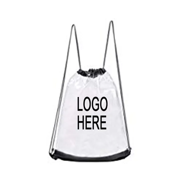Promotional Clear Plastic Drawstring Bag, Bags ,, Pacific Business
